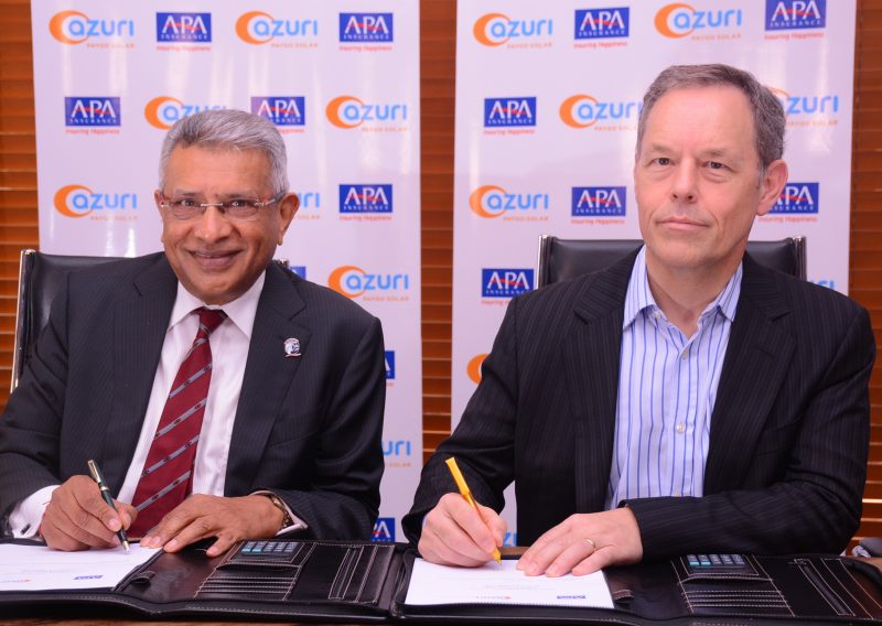 Azuri, APA Insurance unveil new cover for power customers - Business ...