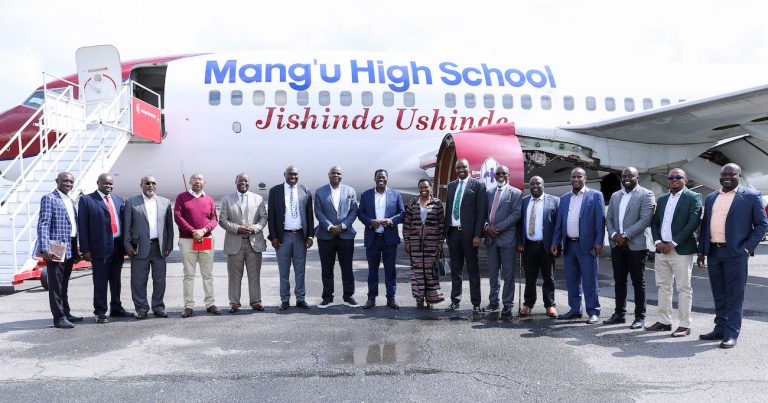 Mang'u High School Acquires Boeing Plane from KQ