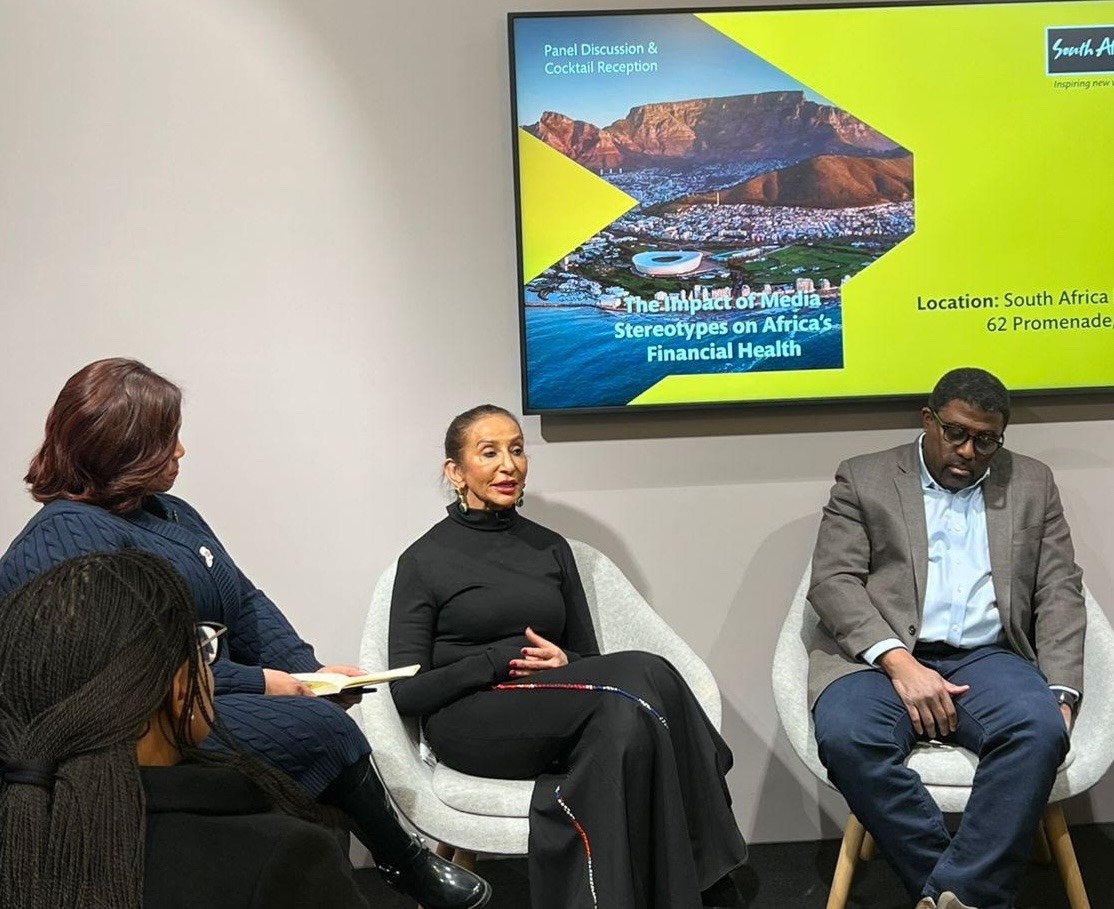 Kenyan PR Guru Gina Din Provokes 'African Story' Debate at Davos